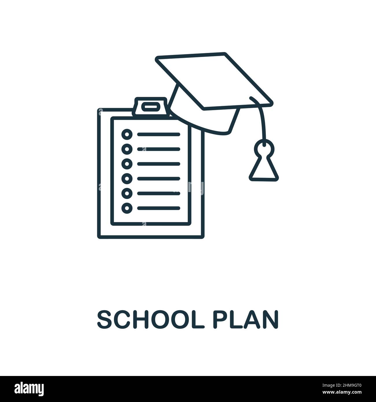 Training plan tablet icon Cut Out Stock Images & Pictures - Alamy