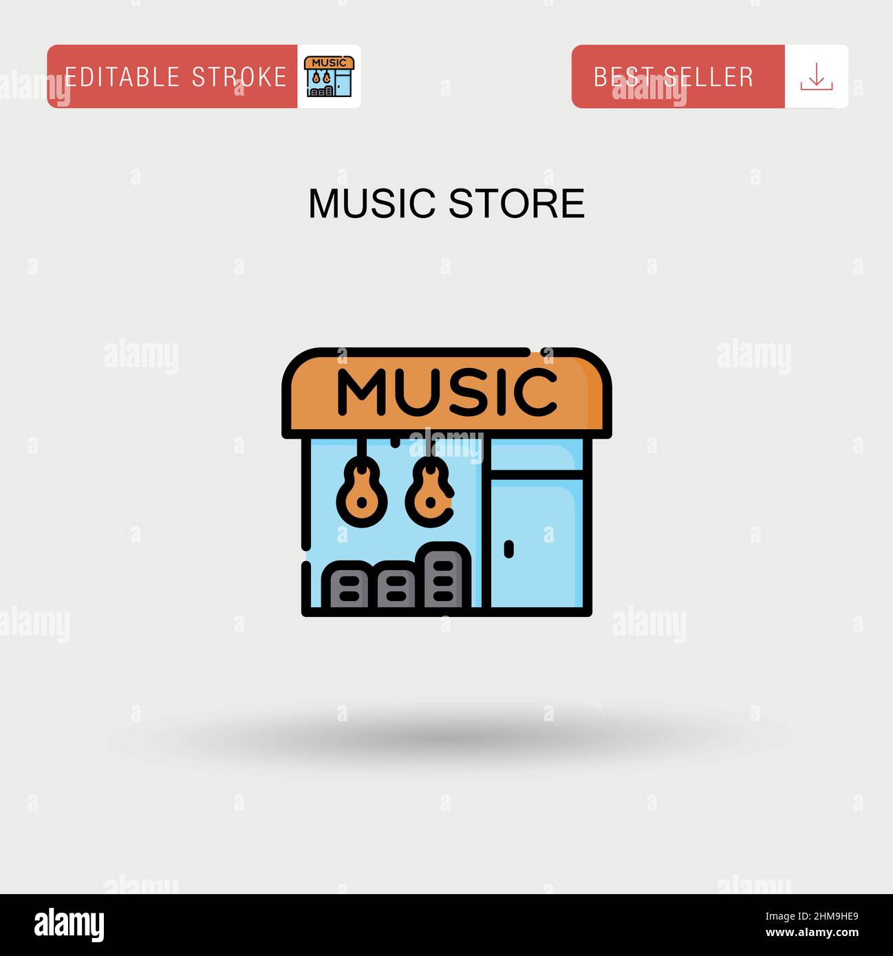 Guitar indoors Stock Vector Images - Alamy