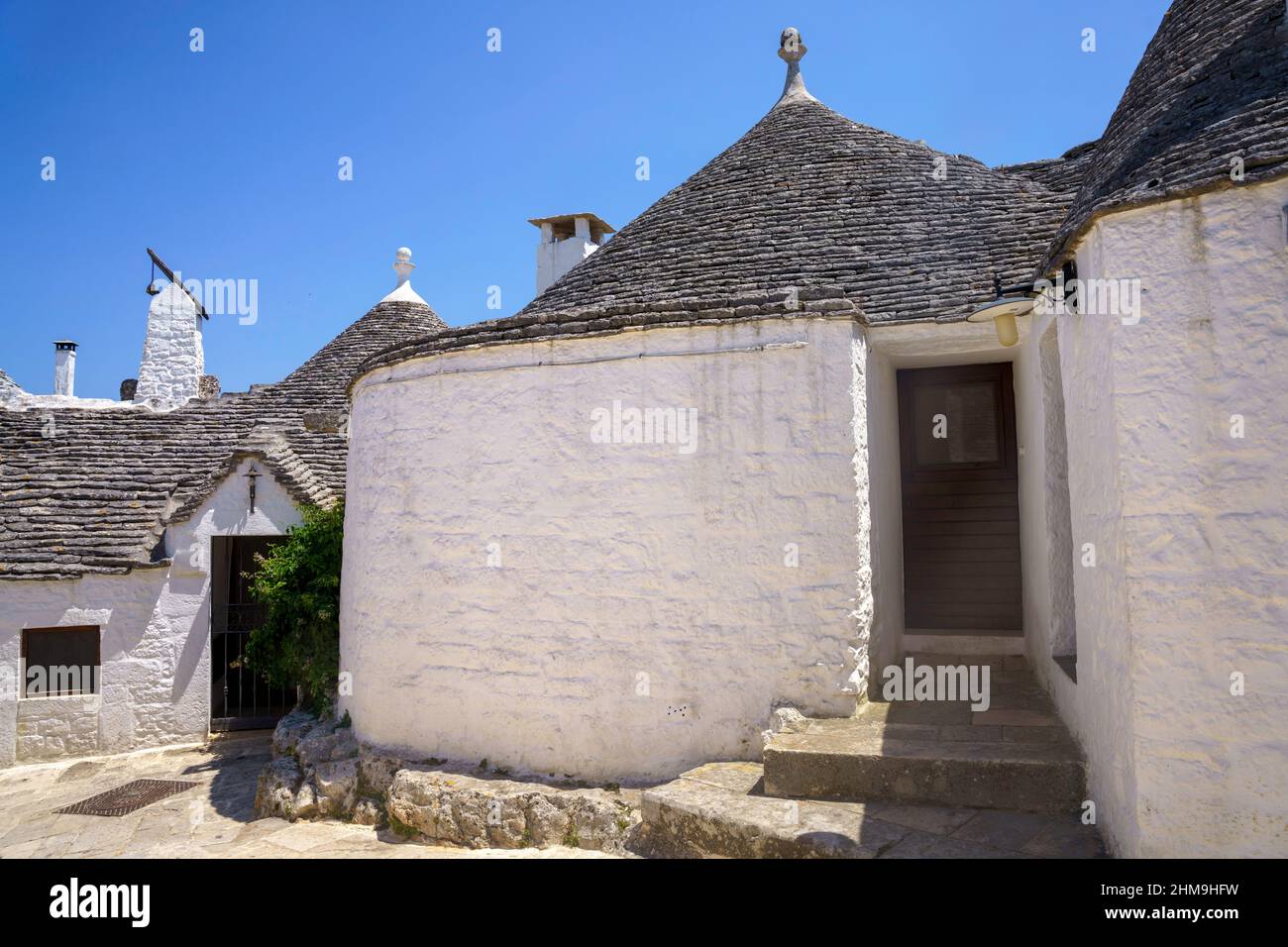 Alberobello, Bari province, Apulia, Italy: exterior of the famous ...