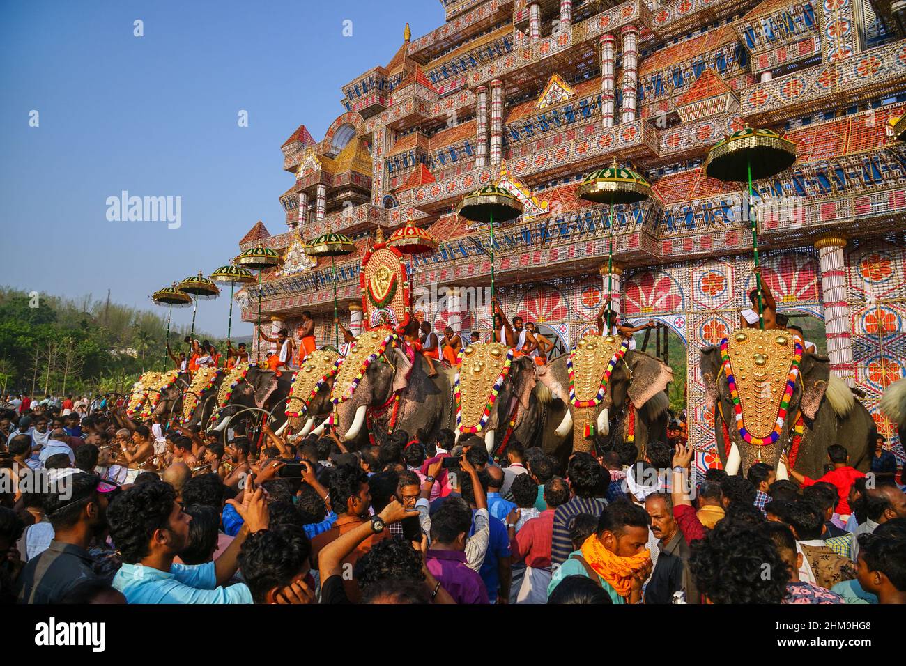 Thrissur, Pooram festival Kerala, India Stock Photo - Alamy