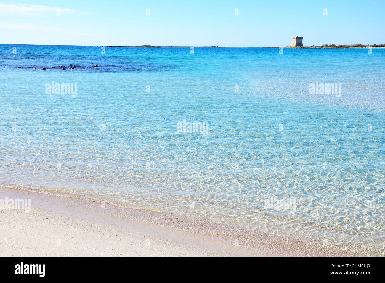 crystalline water and sandy beach Stock Photo - Alamy