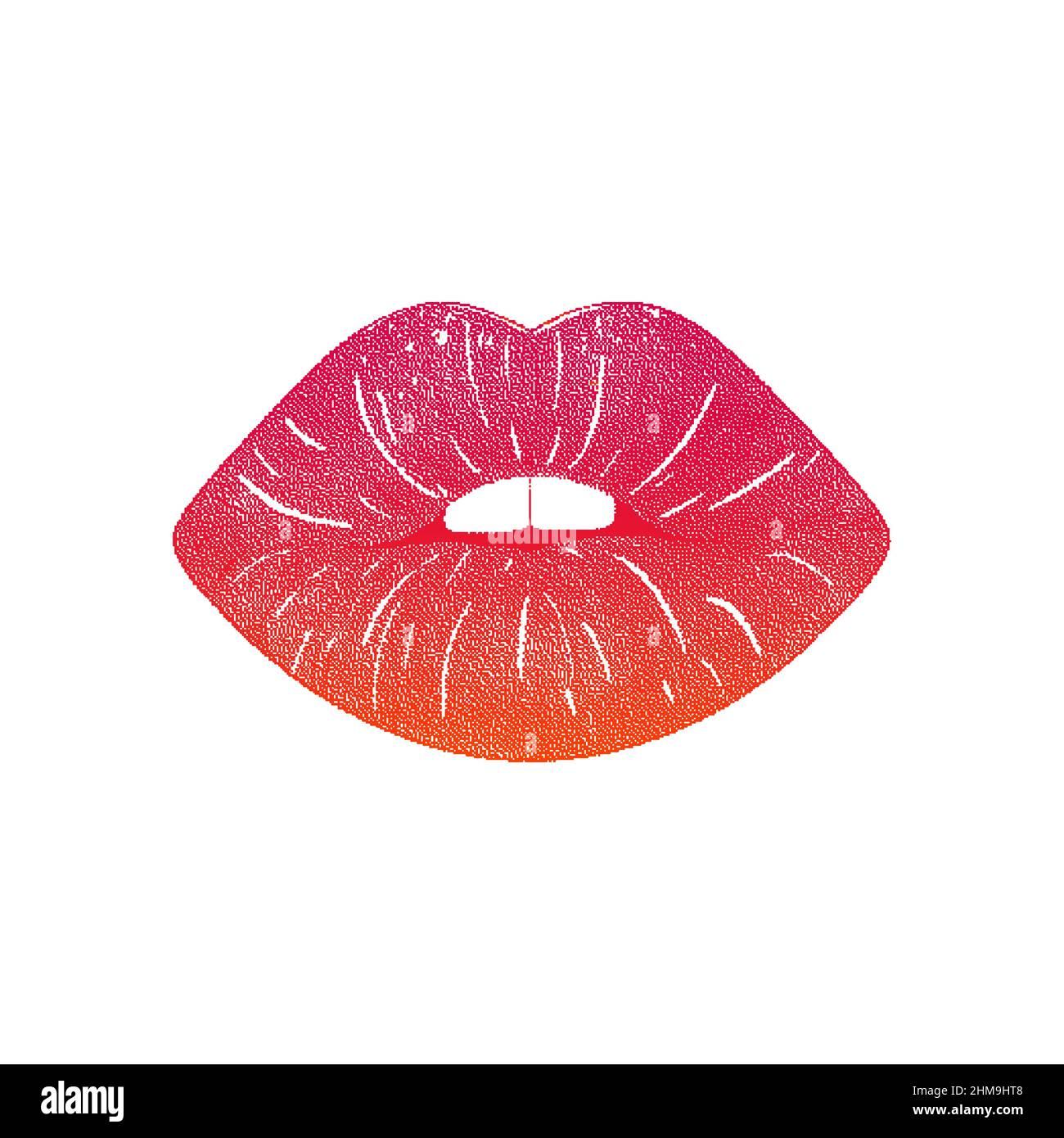 Blob retro halftone effect Stock Vector Images - Alamy