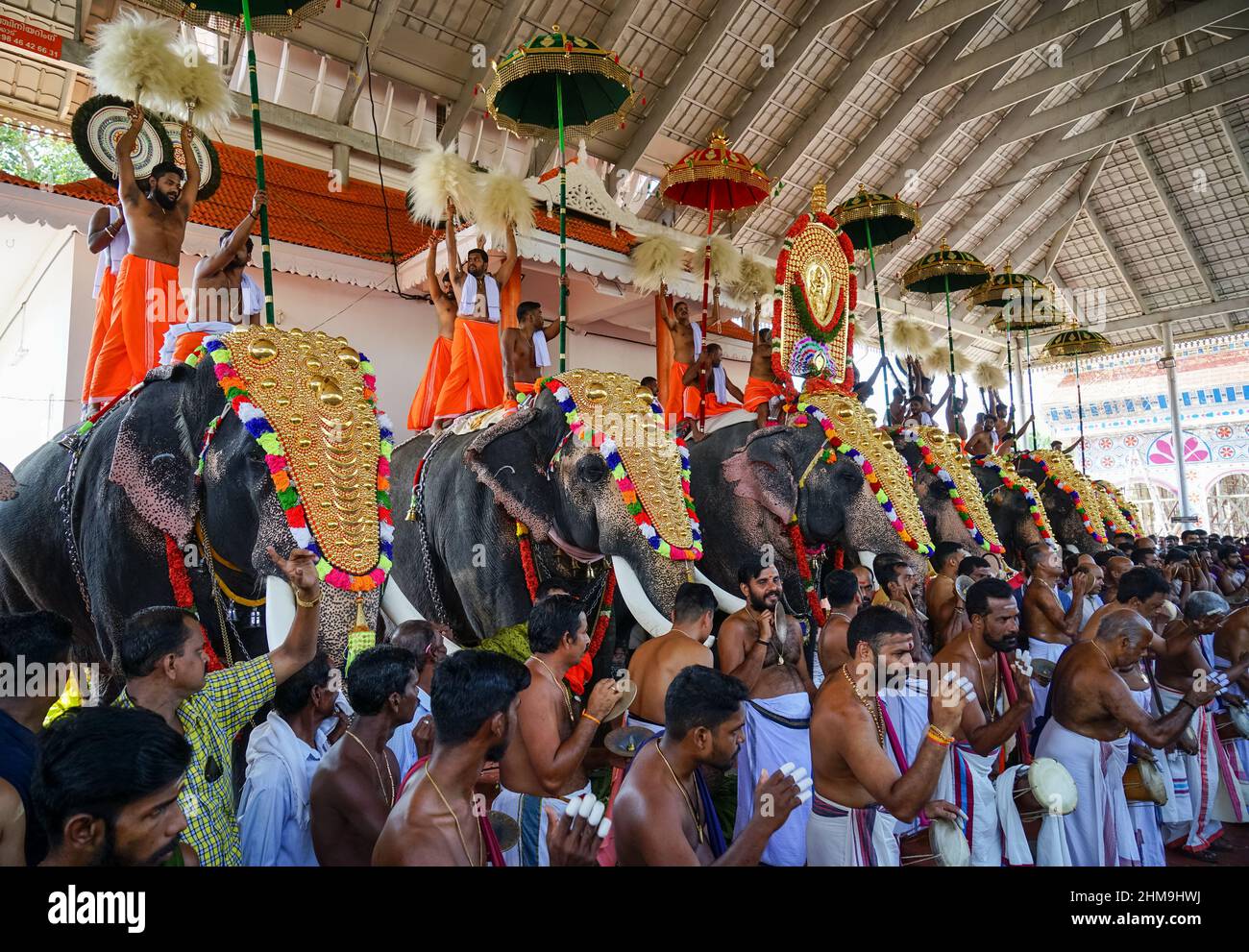 Thrissur , Pooram festival Kerala, India Stock Photo - Alamy