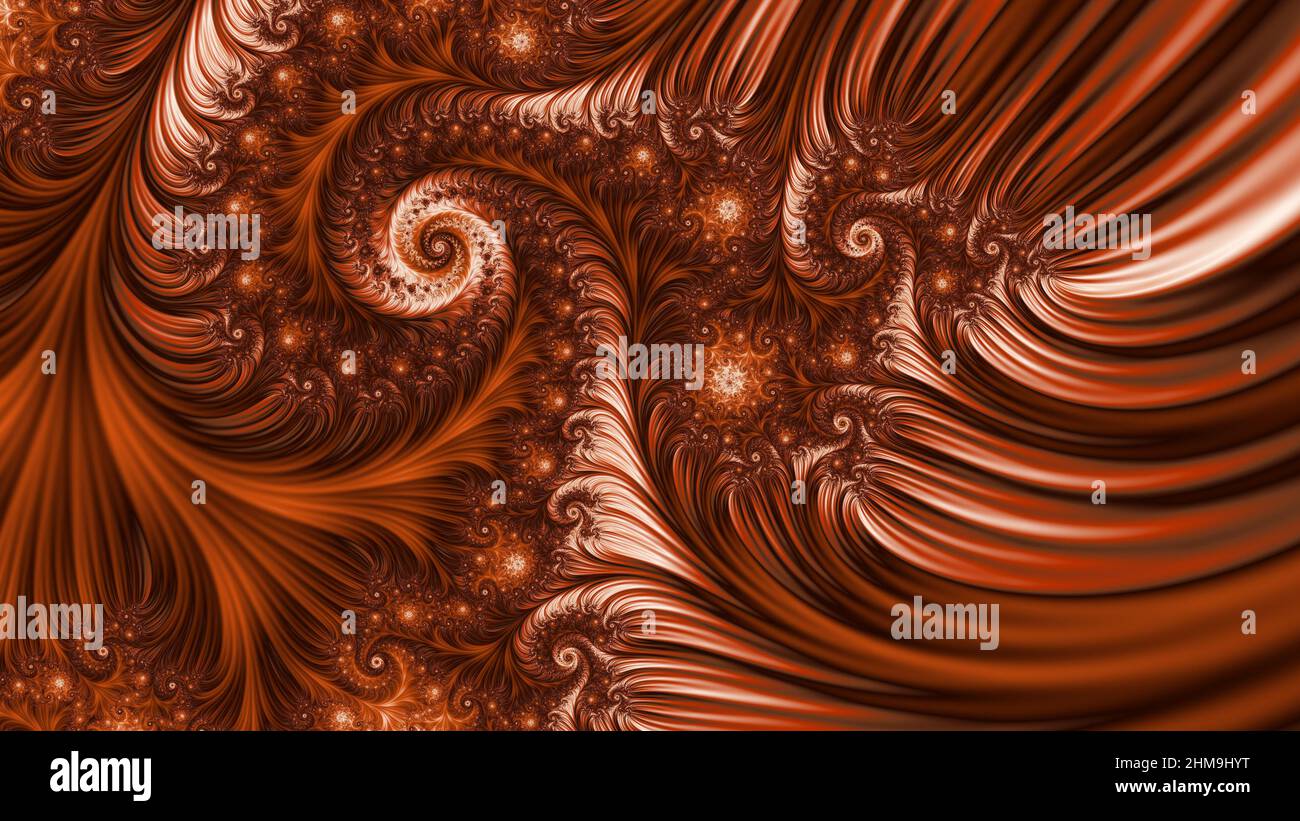 Abstract Computer generated Fractal design. A fractal is a never-ending ...