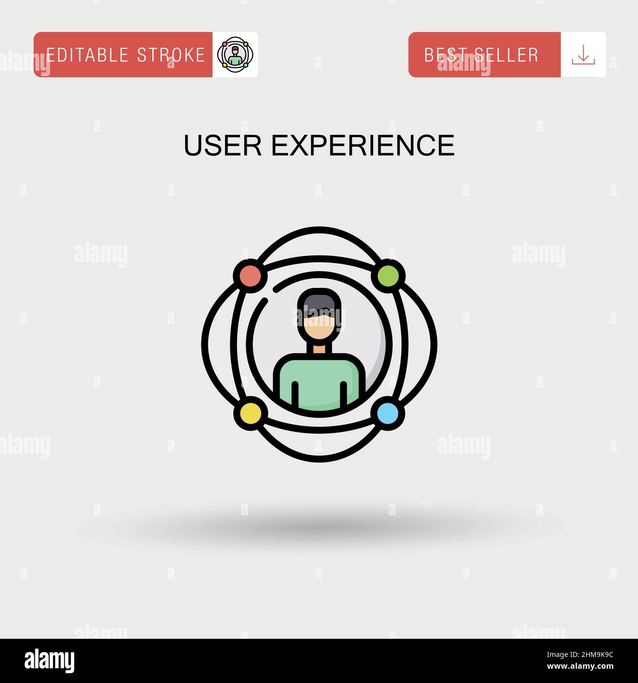 User experience Simple vector icon Stock Vector Image & Art - Alamy