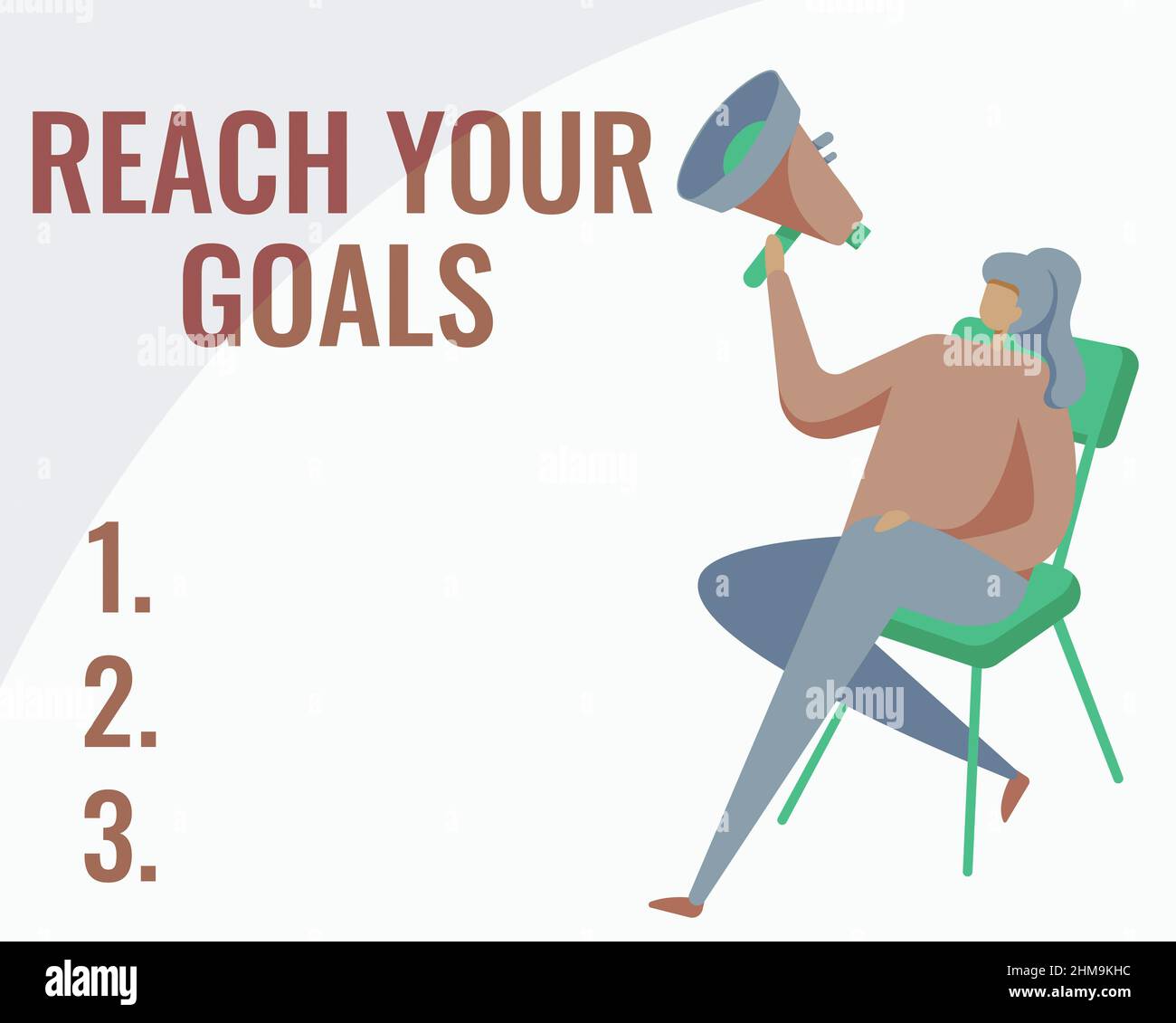 Inspiration showing sign Reach Your Goals. Business approach achieve ...