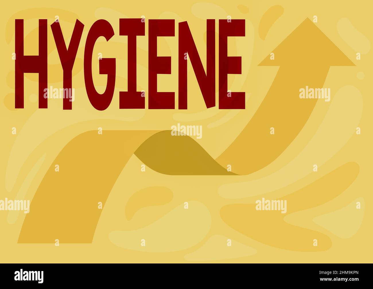 Hand writing sign Hygiene. Concept meaning study of science of the ...