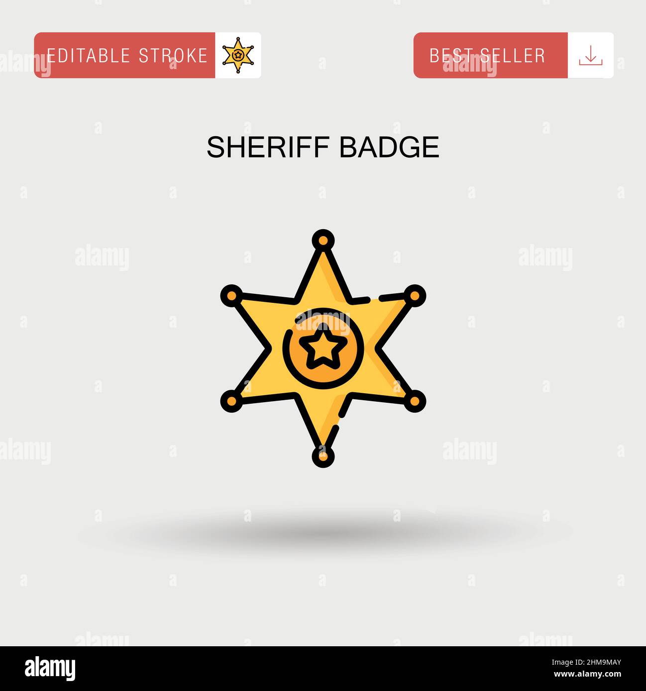 Western sheriff badge hi-res stock photography and images - Alamy