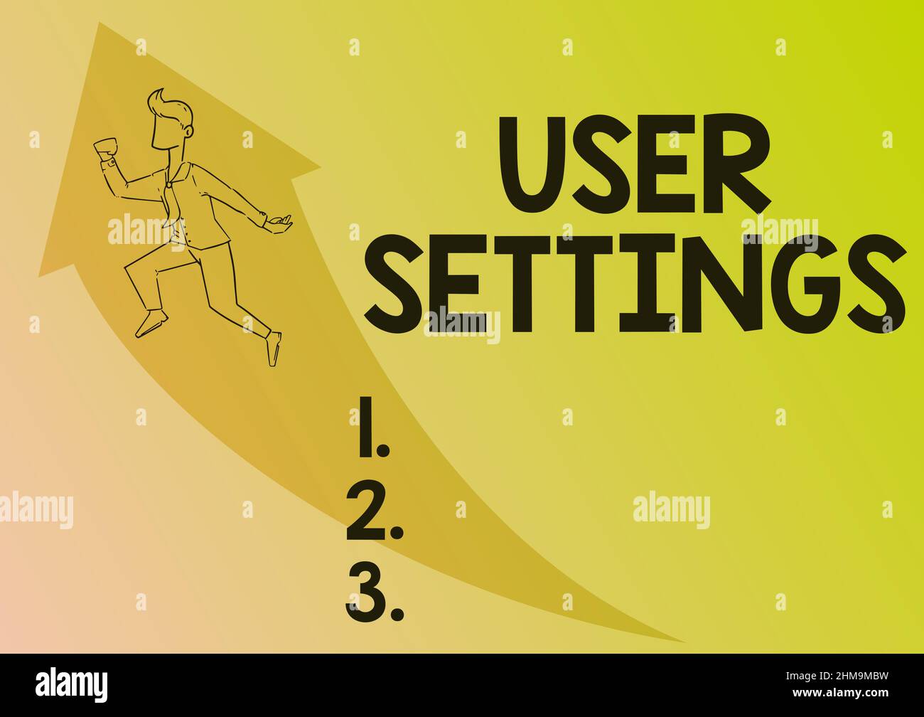 Text caption presenting User Settings. Business idea Configuration of ... Text caption presenting User Settings. Business idea Configuration of ...