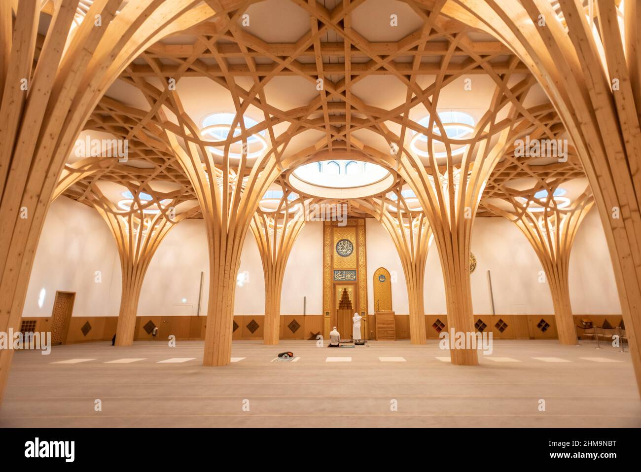 Cambridge, February 4th 2022: The Central Mosque in Mill Road ...