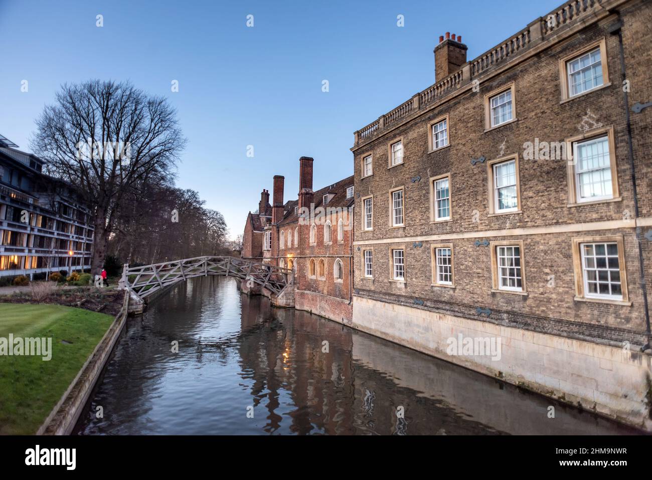 Cambridge, February 4th 2022: The Mathematical Bridge in Cambridge ...
