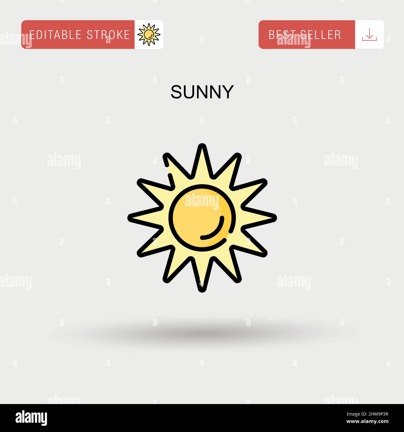 Bright sunny farm view Stock Vector Images - Alamy