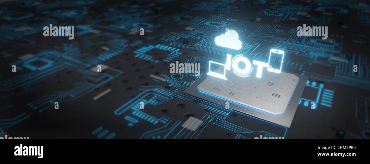 IOT Internet of things Digital transformation Modern Technology concept ...
