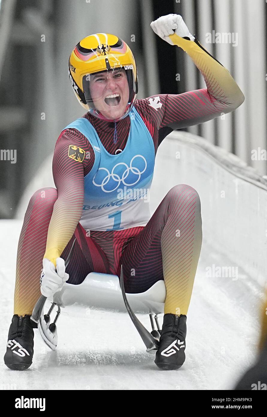 Yanqing, China. 08th Feb, 2022. Olympics, luge, single-seater, women ...