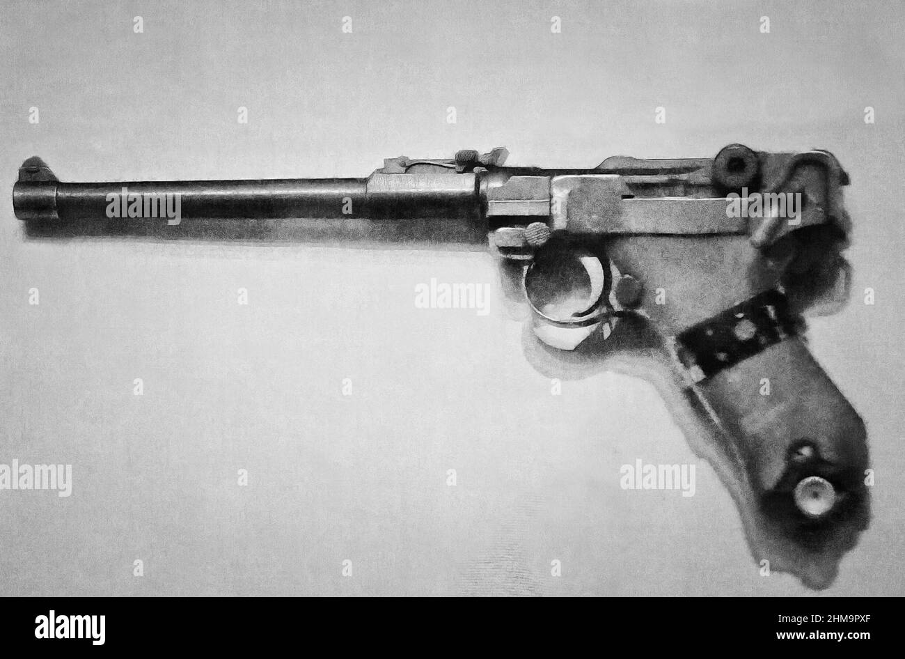 Luger pistol 1908 hi-res stock photography and images - Alamy
