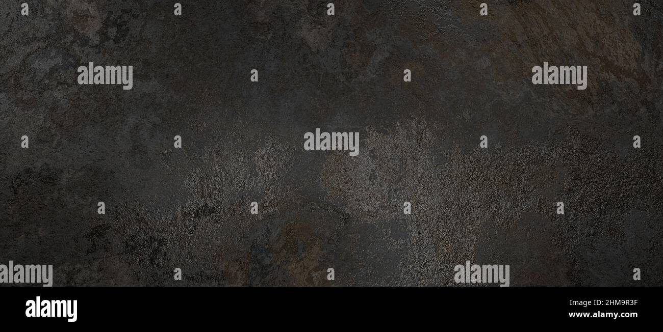 Grungy Metallic Cement Concrete Metal Streaks Dark Gray Colors Texture ...
