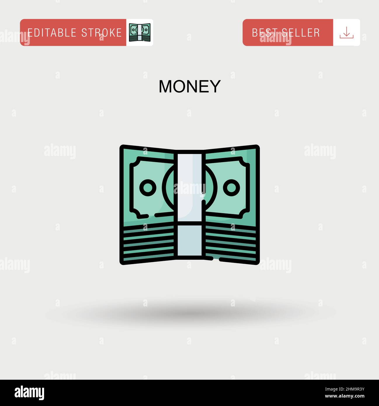 Money Simple vector icon Stock Vector Image & Art - Alamy