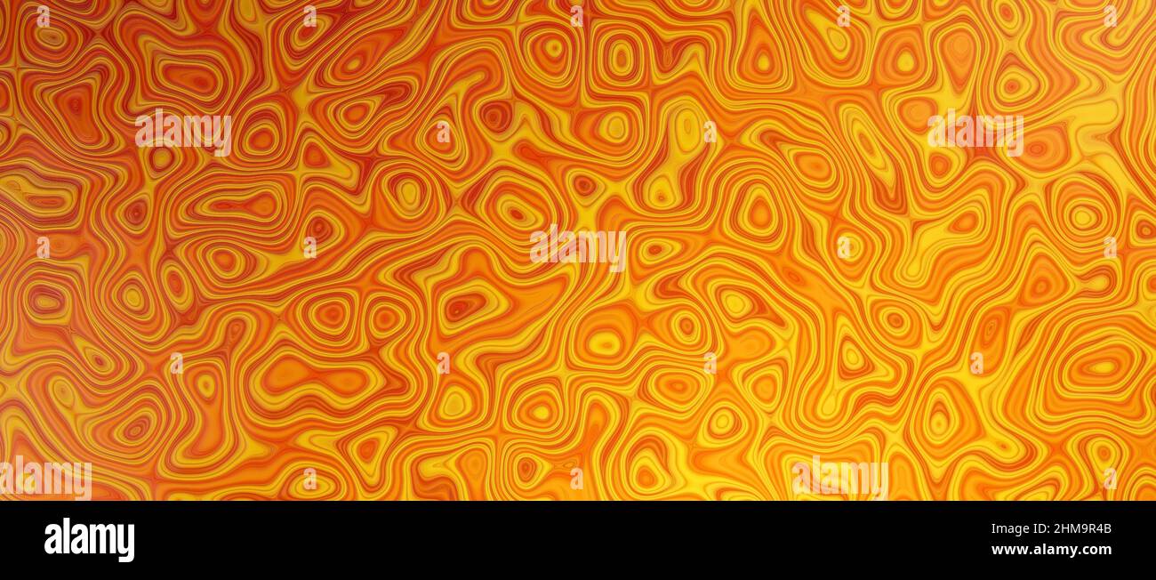 Abstract Decorative Flowing Lines Topography Mix Fire Brick Colors ...