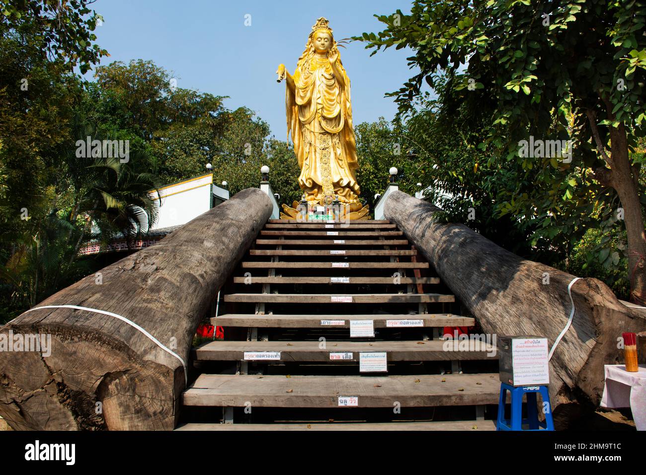 Guan Yin bodhisattva goddess or Guishan guanyin statue for thai people ...