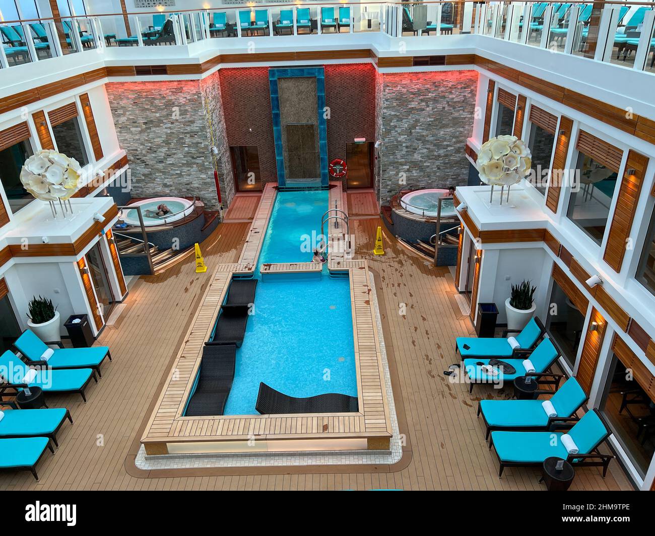 Orlando, FL USA - January 8, 2022: The Haven Pool on the Norwegian ...