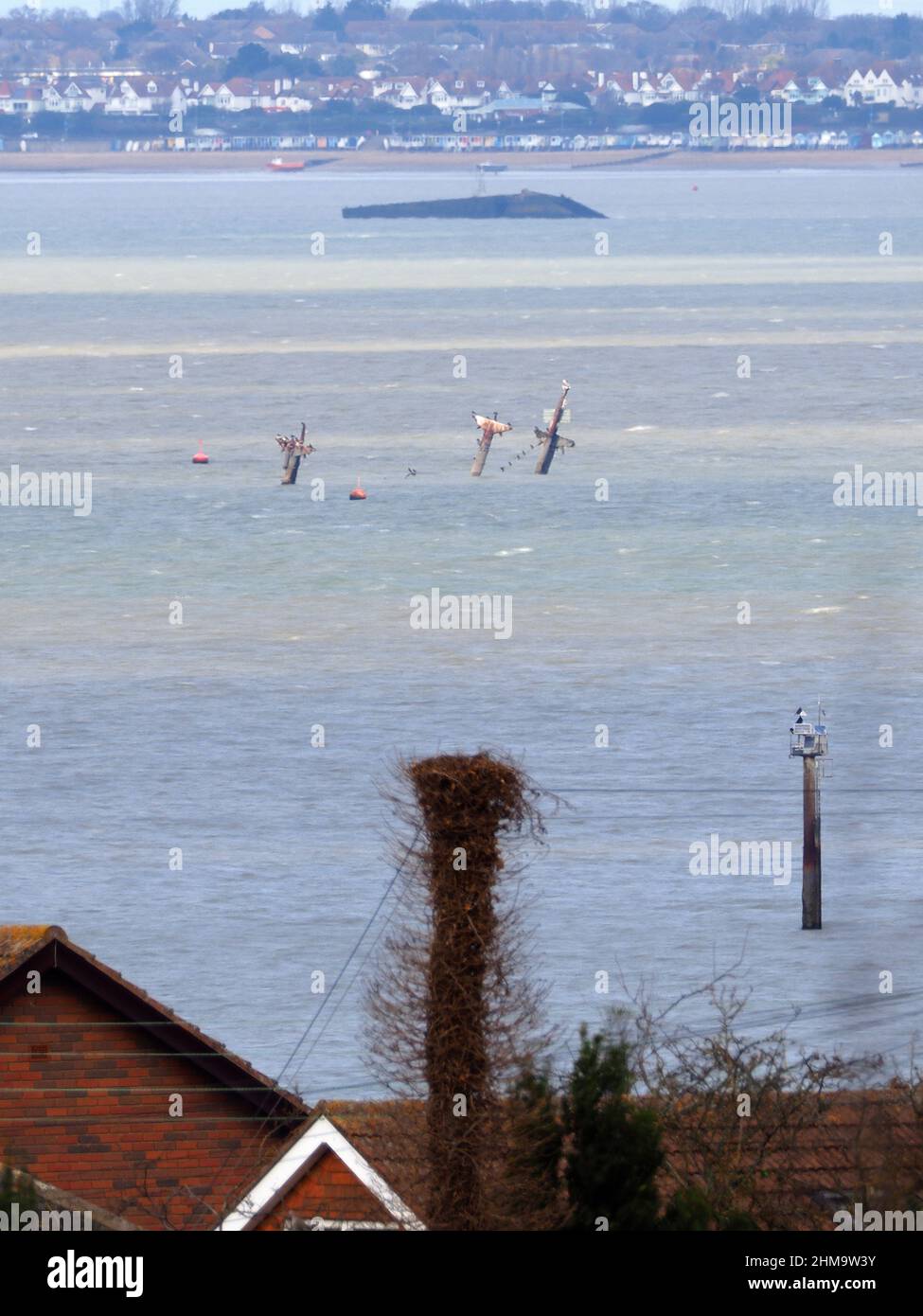 Sheerness, Kent, UK. 8th Feb, 2022. In a strange twist of fate ...