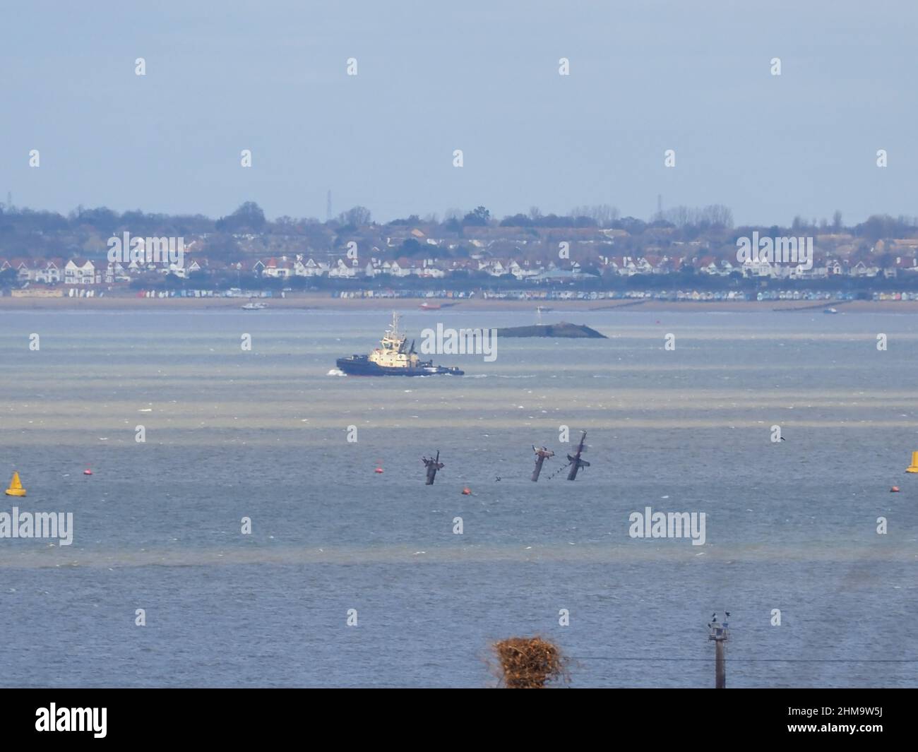 Sheerness, Kent, UK. 8th Feb, 2022. In a strange twist of fate ...