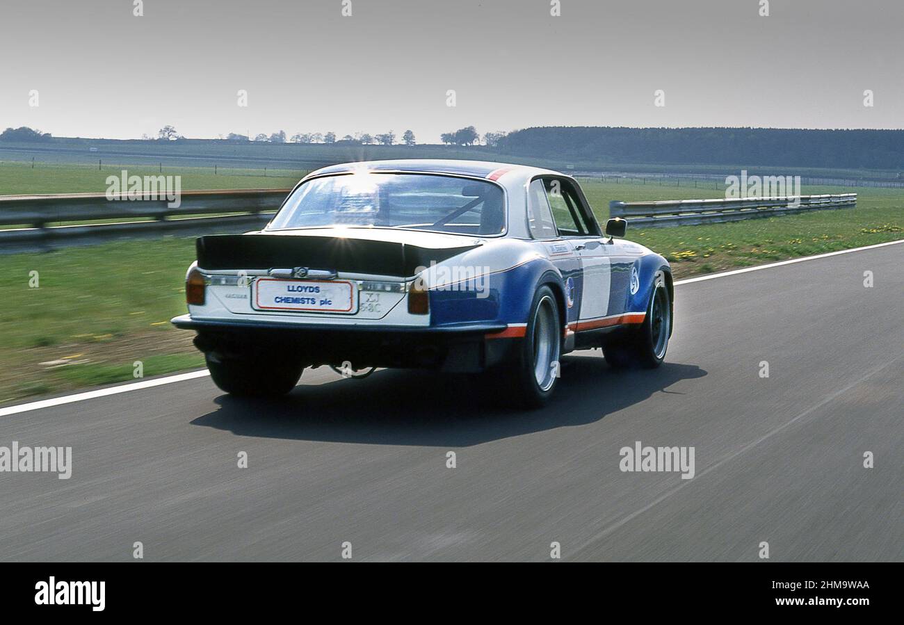 1976 Jaguar XJ12C racing car built by Broadspeed, testing at ...