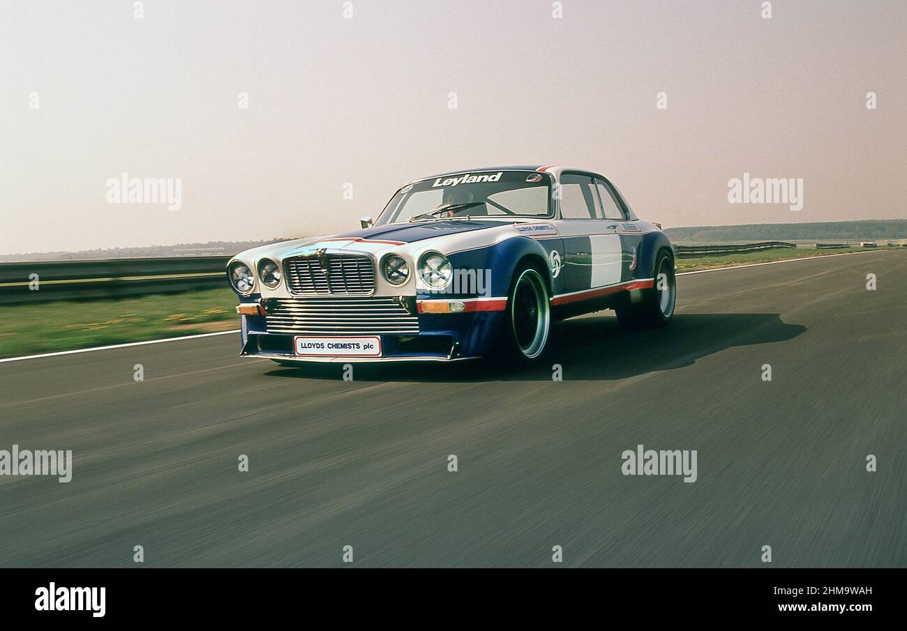 1976 Jaguar XJ12C racing car built by Broadspeed, testing at ...