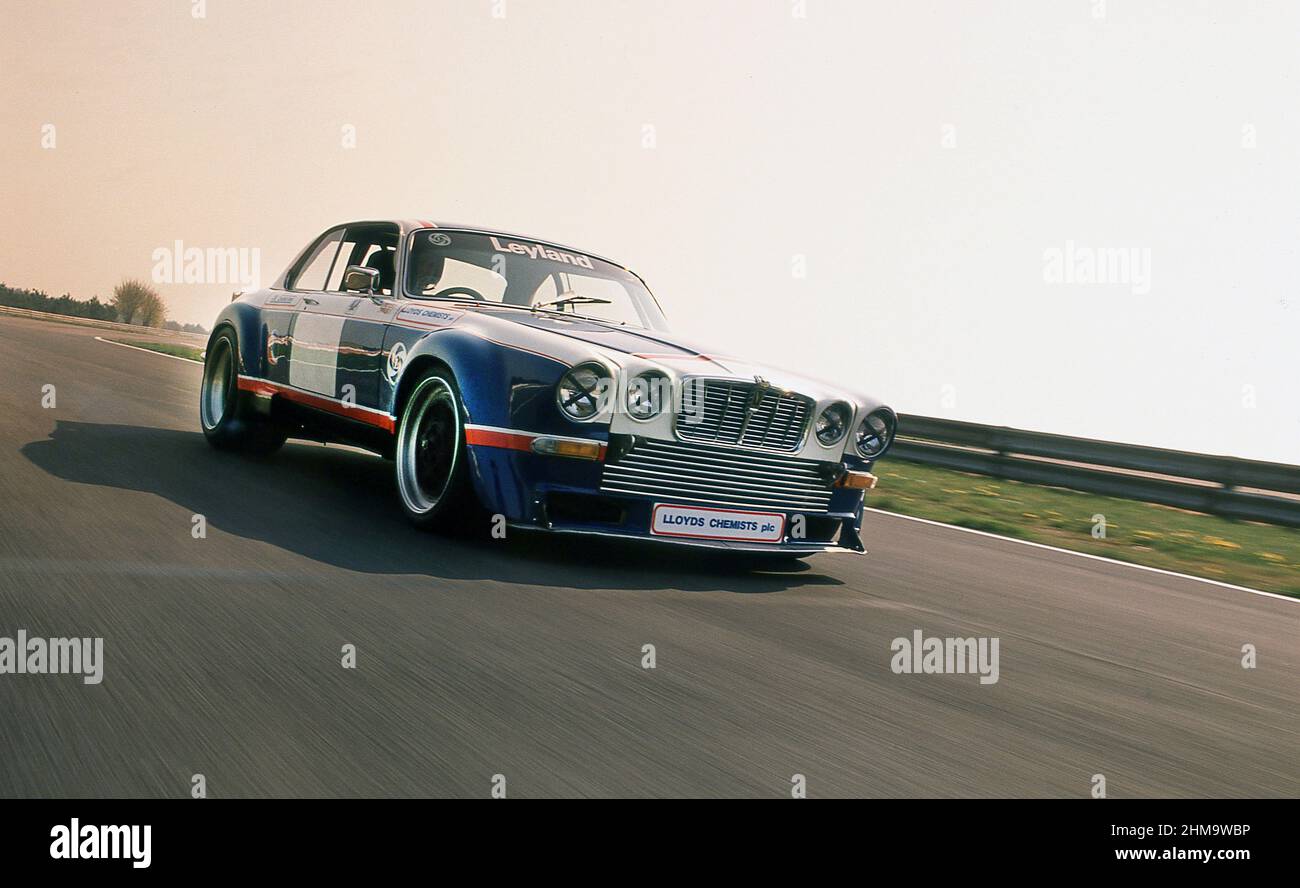 1976 Jaguar XJ12C racing car built by Broadspeed, testing at ...
