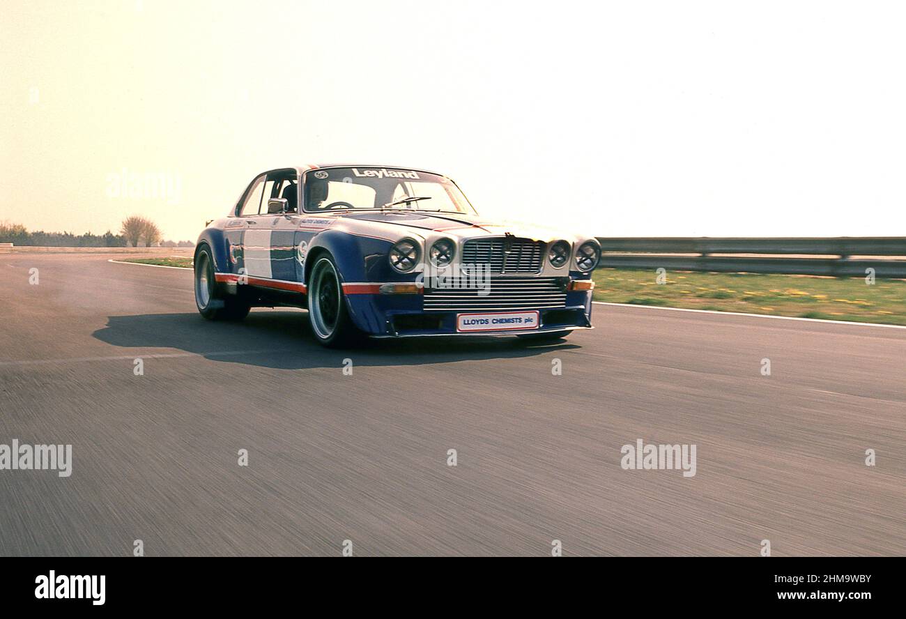 1976 Jaguar XJ12C racing car built by Broadspeed, testing at ...
