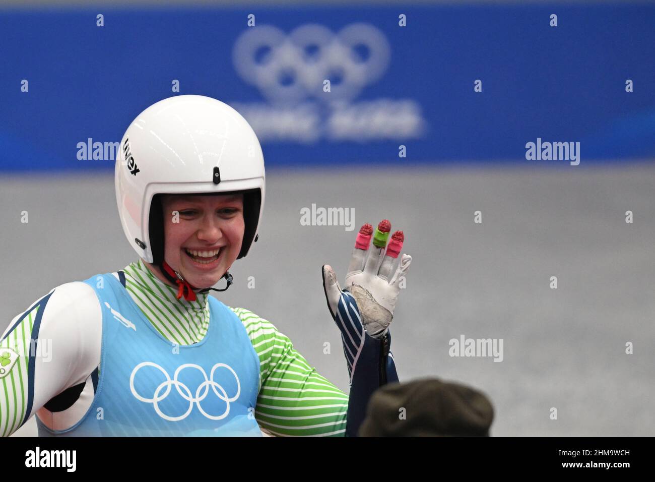 Ireland's Elsa Desmond after the Women's Luge Singles during day four ...