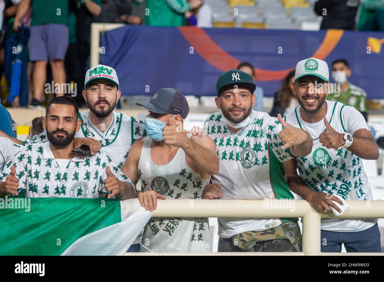 Abu Dhabi, UAE, Feb 8th 2021 Fans during the FIFA Club World Cup 2021 ...