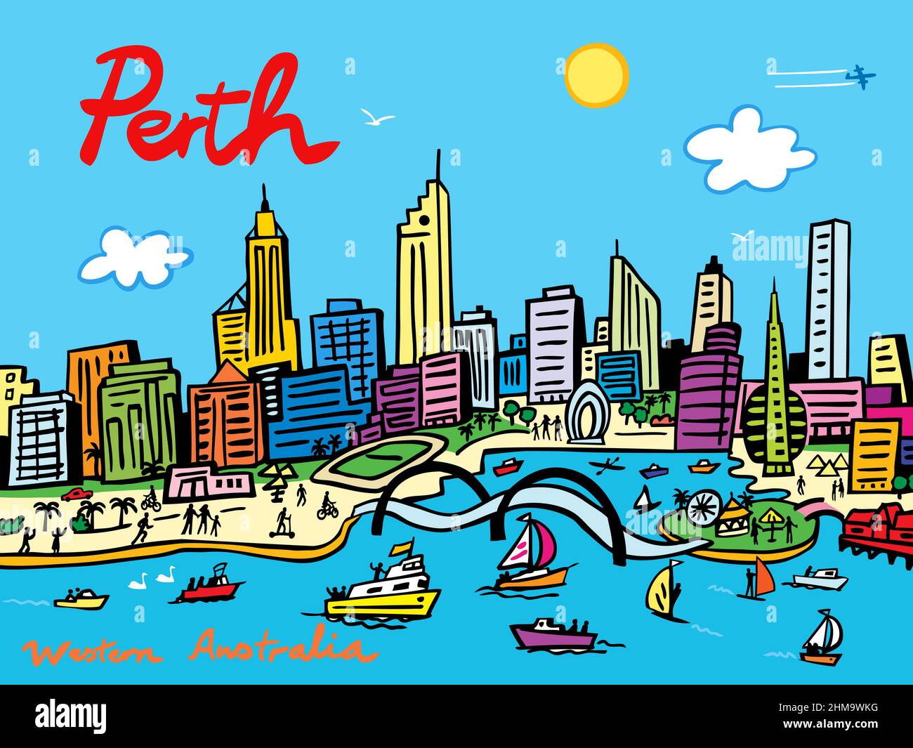 Perth landmarks hi-res stock photography and images - Alamy