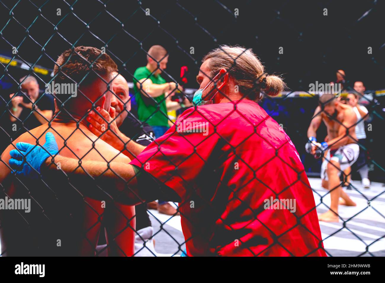 Zrenjanin, Vojvodina, Serbia October 16, 2021: MMA XXXVI SBC Tournament ...