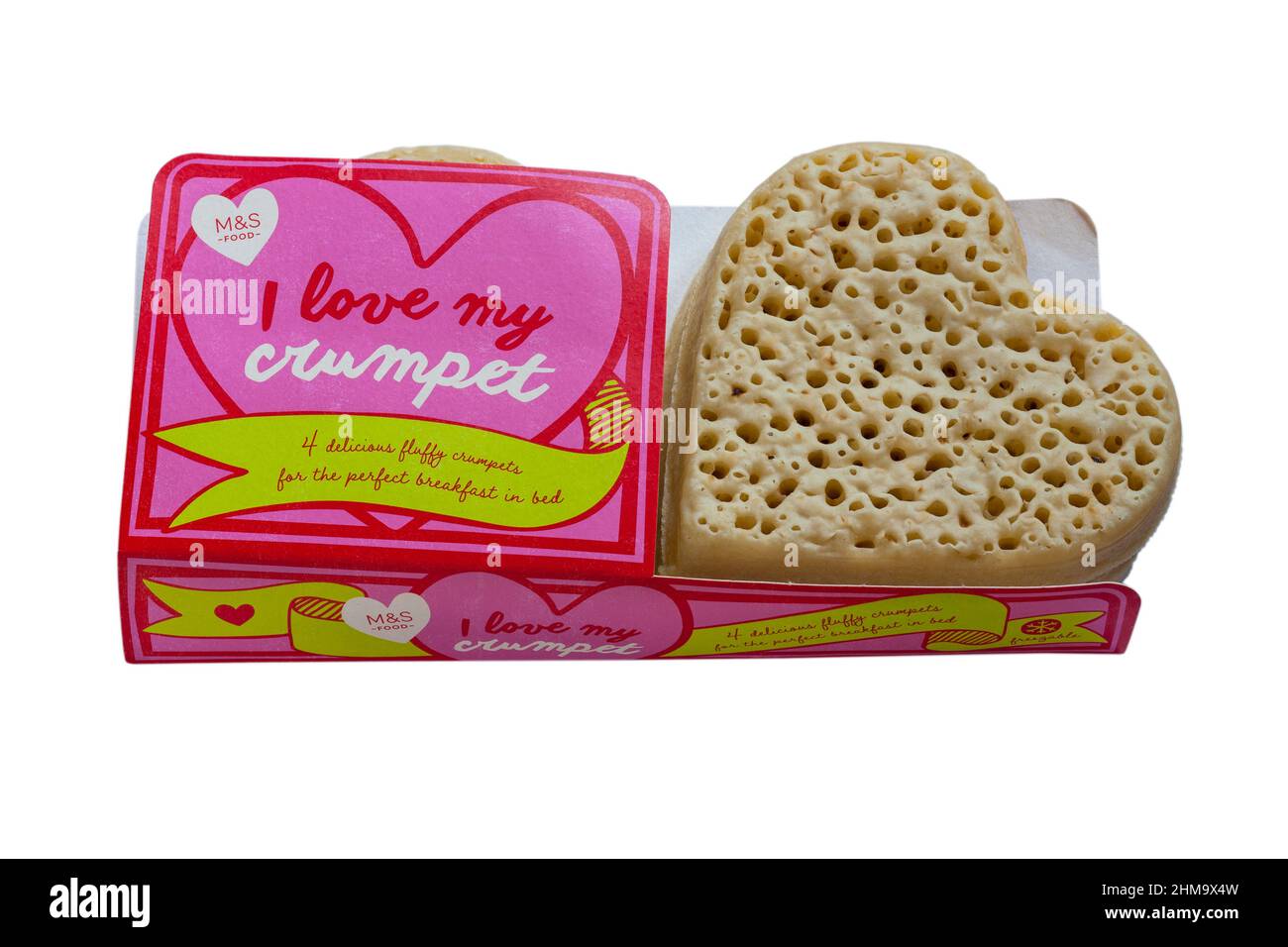 I love my crumpet, heart shaped crumpets from M&S ready for St ...