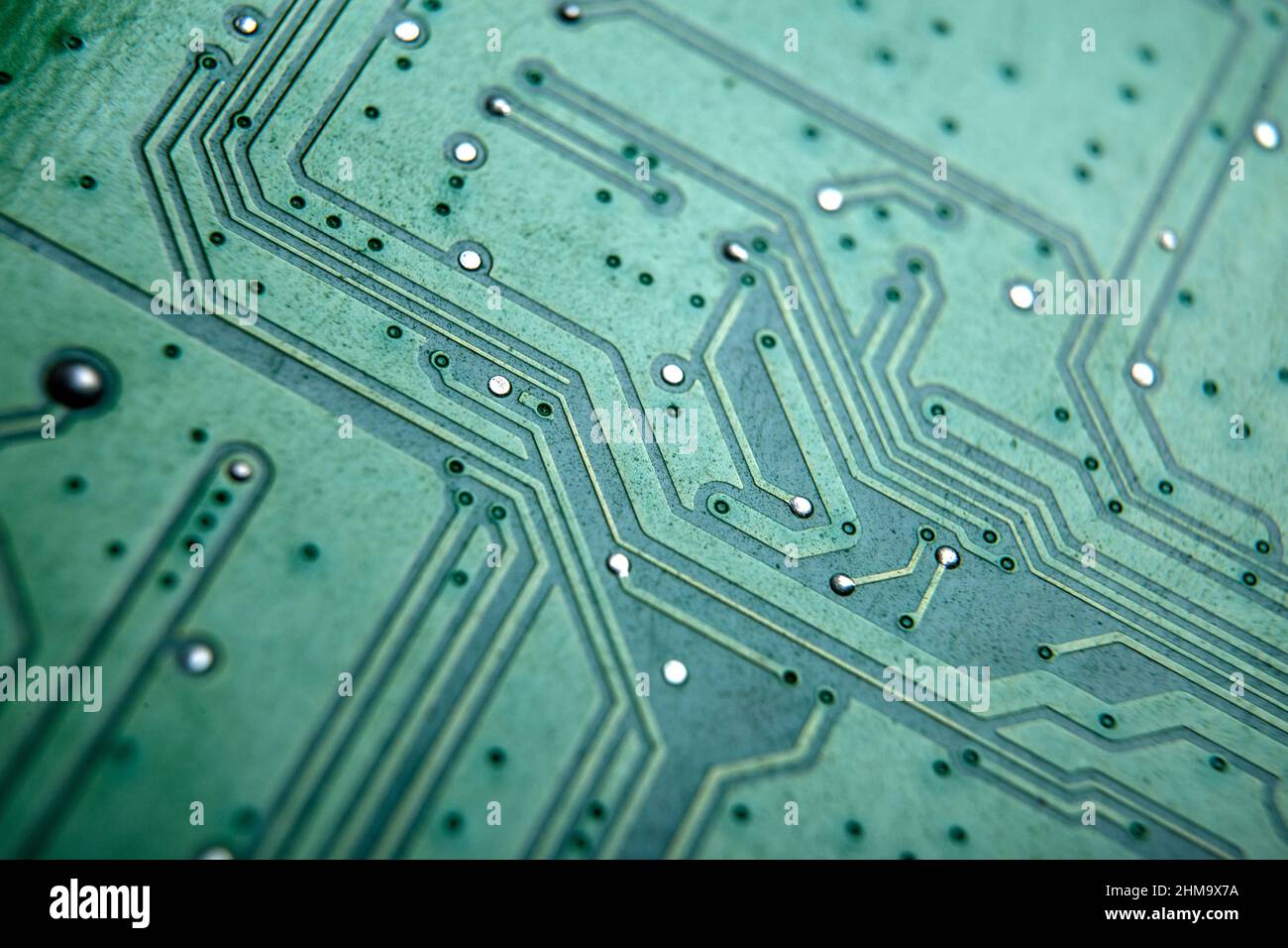 chip board and processor technology digital motherboard Stock Photo - Alamy