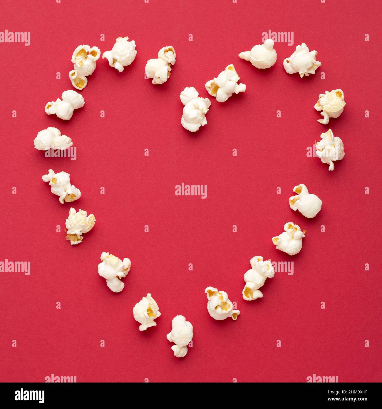 Popcorn movie heart hi-res stock photography and images - Alamy