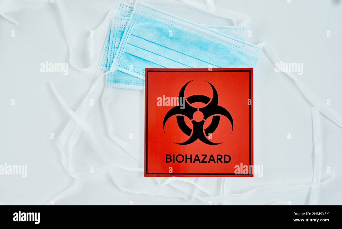 Make sure you follow the biohazard protocols. Shot of a biohazard sign ...