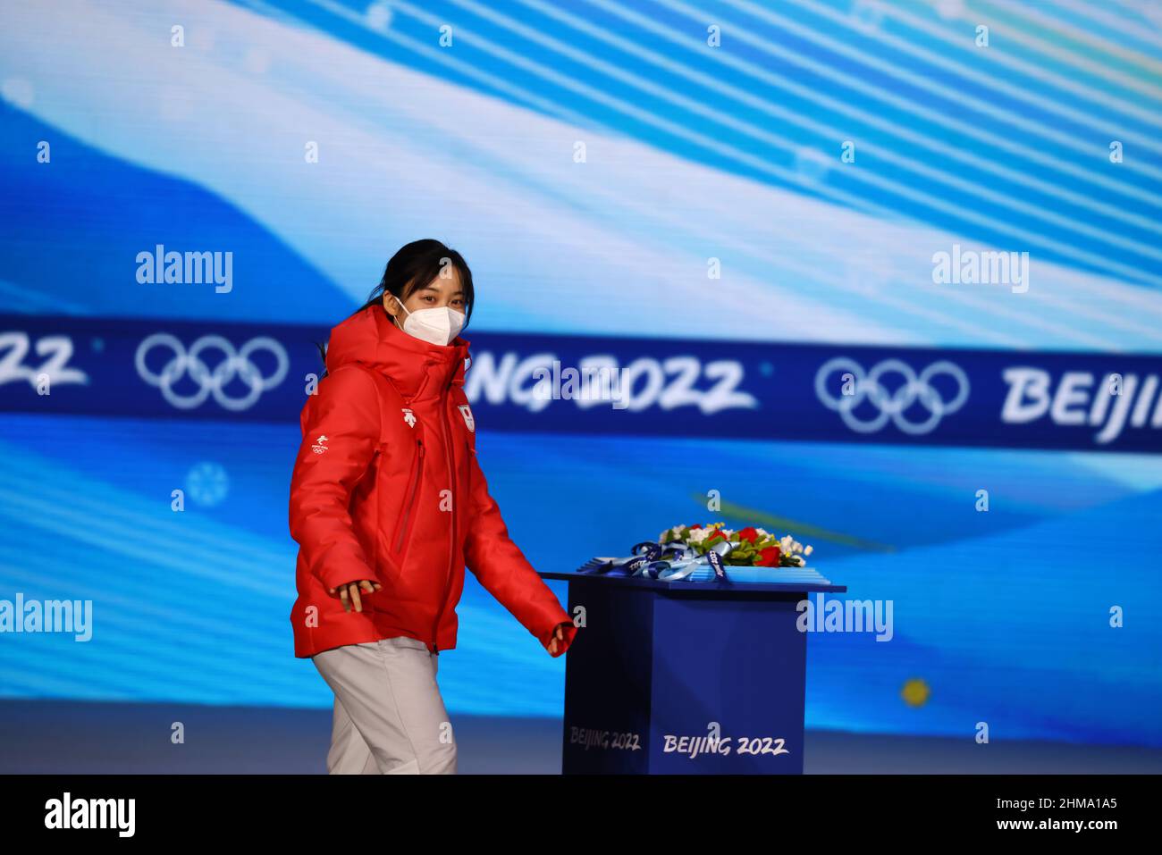 Beijing, China. 8th Feb, 2022. Miho Takagi (JPN) Speed Skating : Women ...