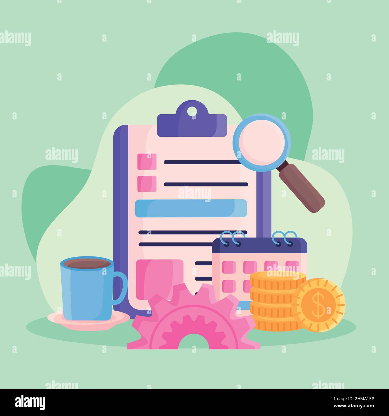 budget management analyzing concept design Stock Vector Image & Art - Alamy