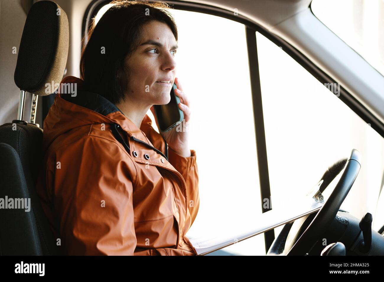 Female lorry driver hi-res stock photography and images - Alamy