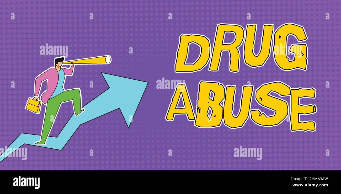 Inspiration showing sign Drug Abuse. Business approach Compulsive drug ...