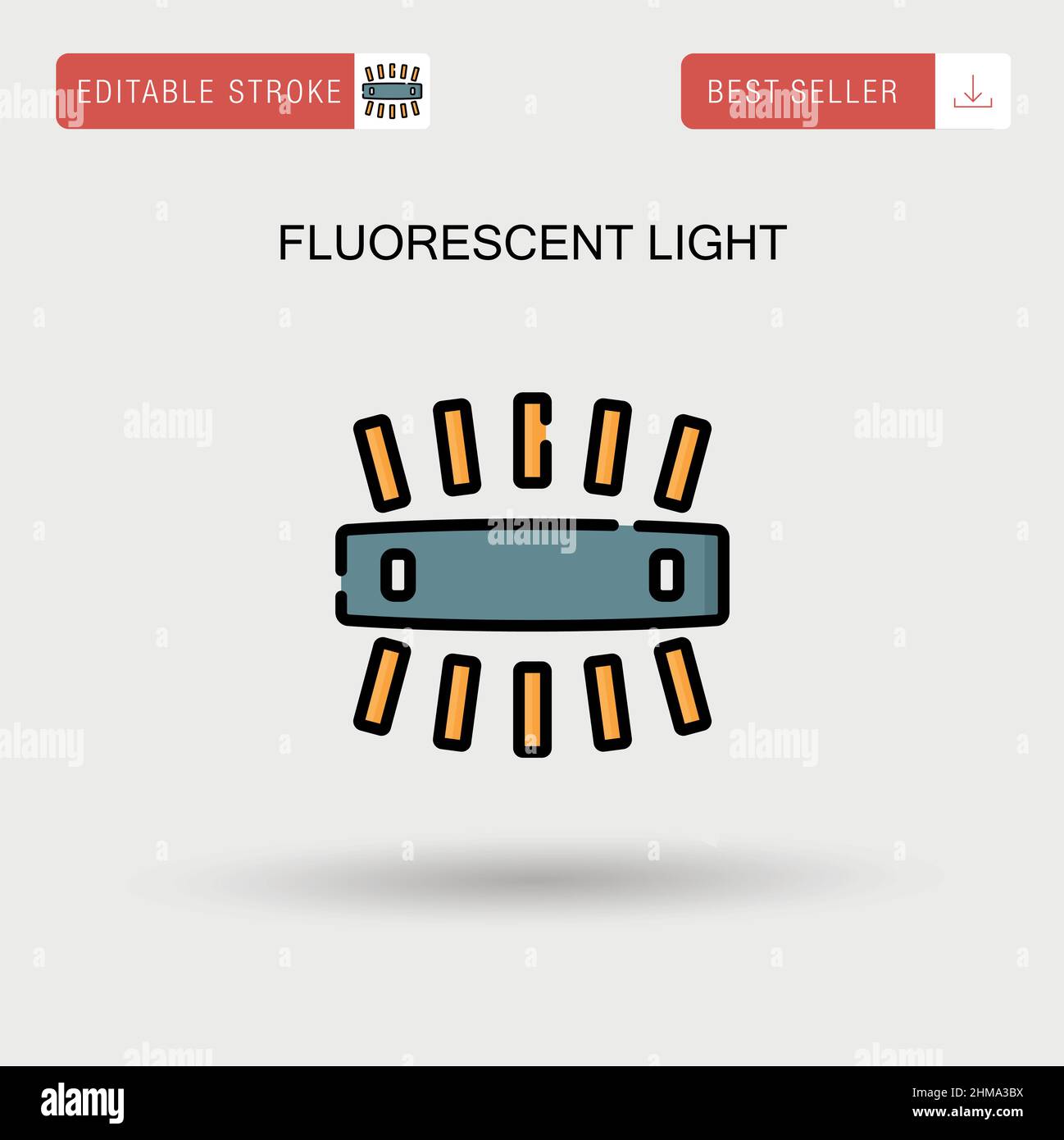 Fluorescent tube light Stock Vector Images - Alamy