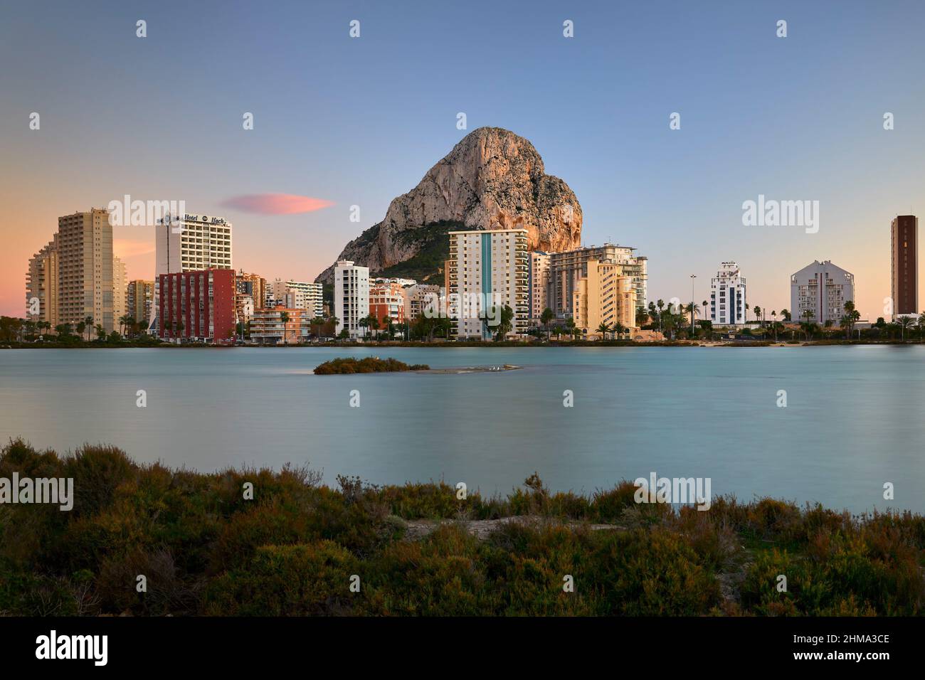 Cityscape calpe hi-res stock photography and images - Alamy