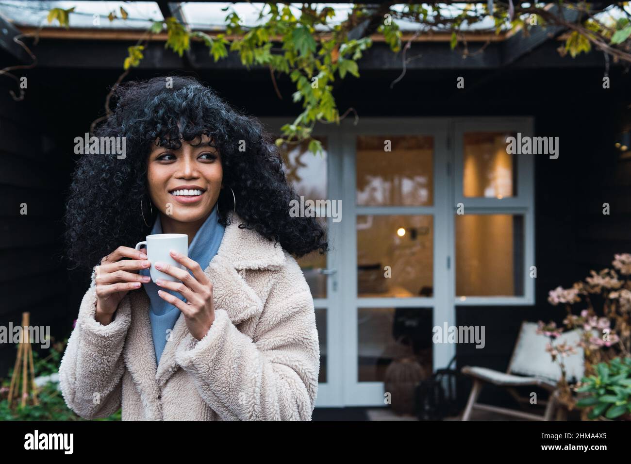 Crop male shearer using electric machine and shearing fluffy Merino ...