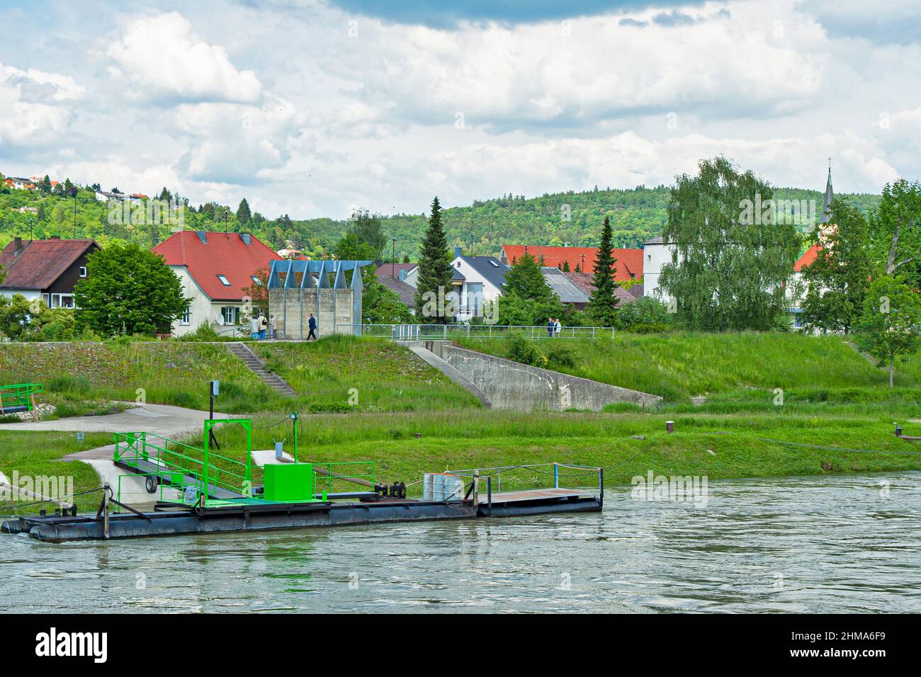 Germany, Kelheim, ancient southern German city of the Danube and ...