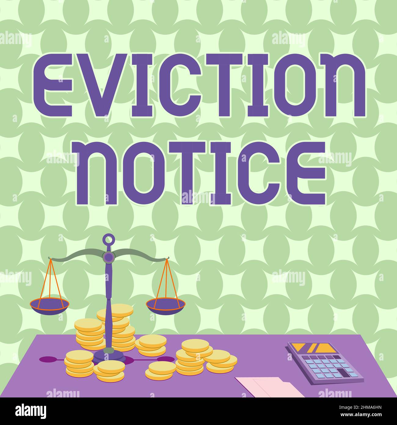 Conceptual caption Eviction Notice. Business approach an advance notice ...