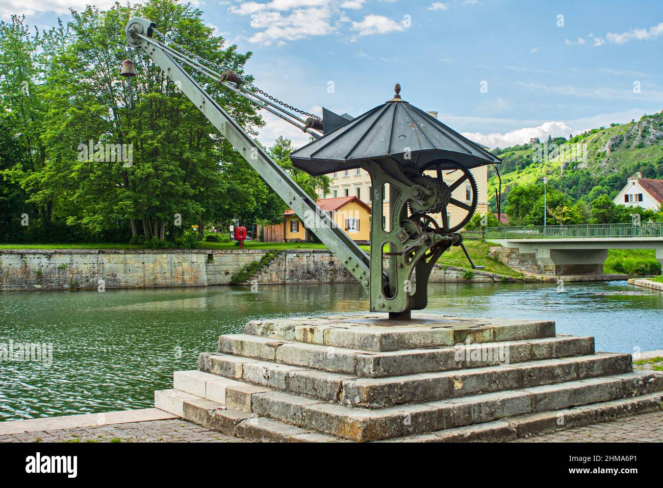 Germany, Kelheim, ancient southern German city of the Danube and ...