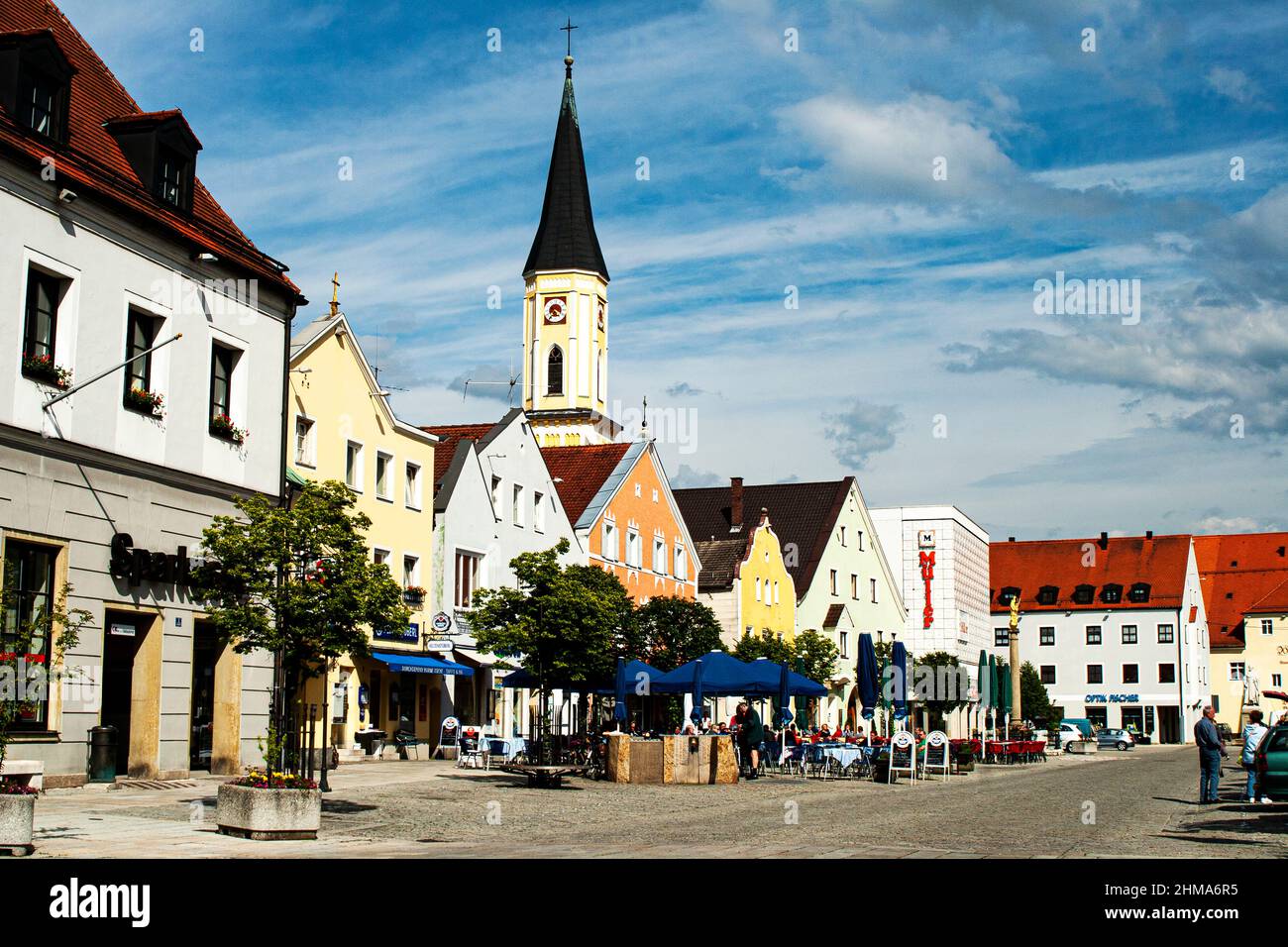 Germany, Kelheim, ancient southern German city of the Danube and ...