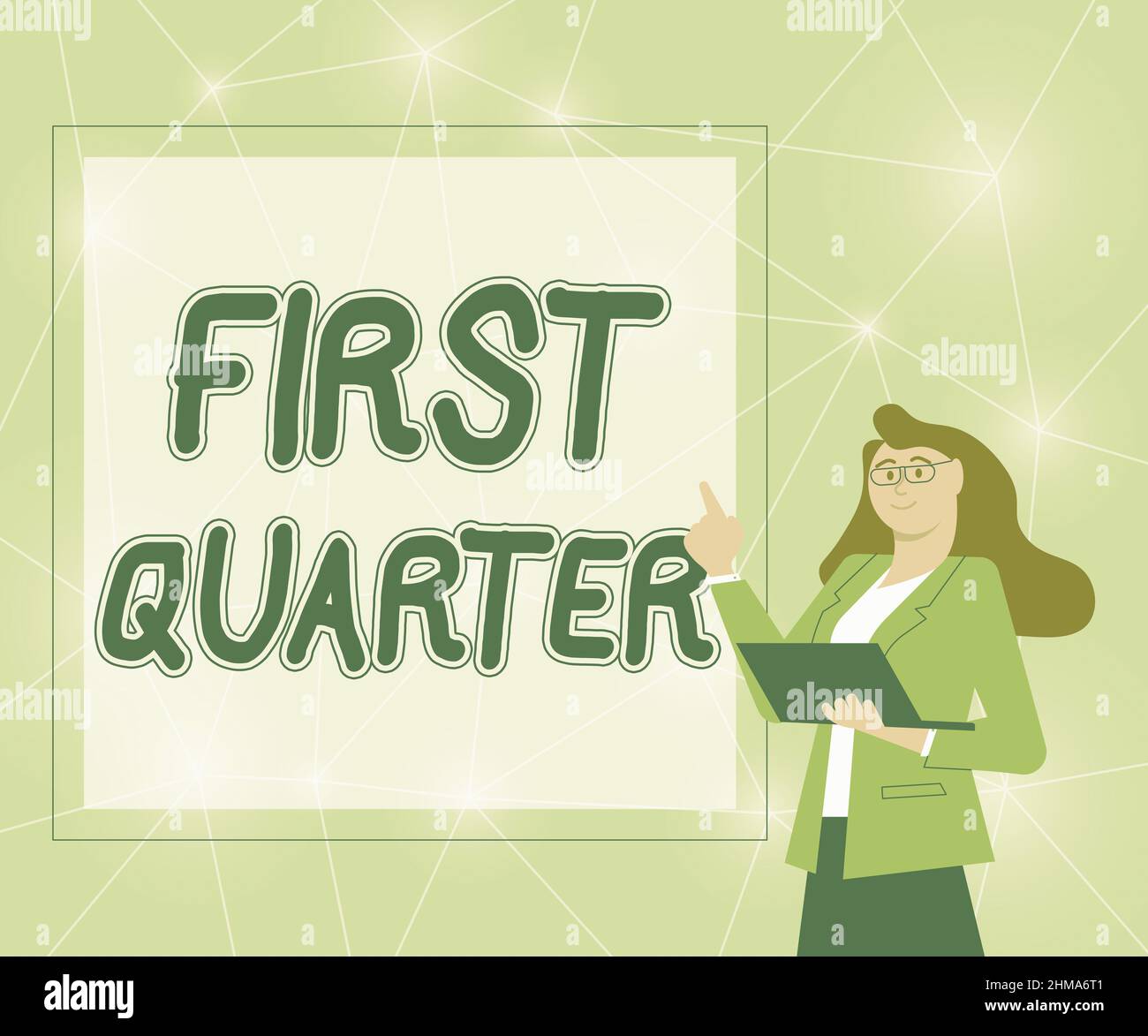 Handwriting text First Quarter. Business idea one of the considered ...